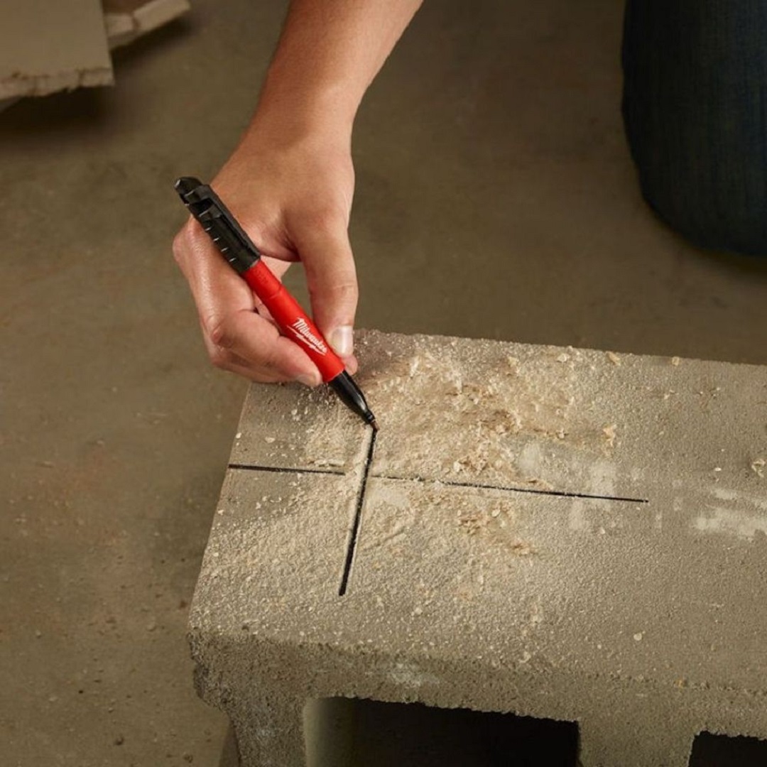 Jogo de Pontas Ph2 89mm + Ph2 50mm + Caneta Marcadora PRETA Milwaukee