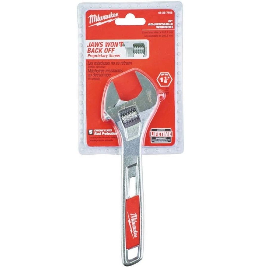 CHAVE BOCA AJUSTAVEL CHAVE INGLESA 8" 48-22-7408 MILWAUKEE - Facilita ...