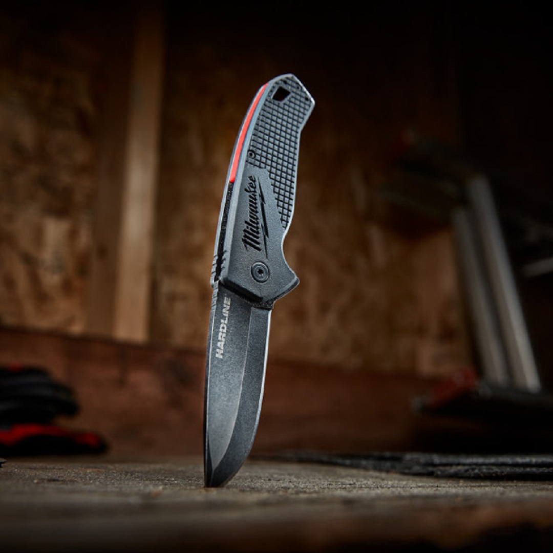 CANIVETE LÂMINA DOBRÁVEL PRETA HARDLINE 48-22-1994 MILWAUKEE - Facilita ...