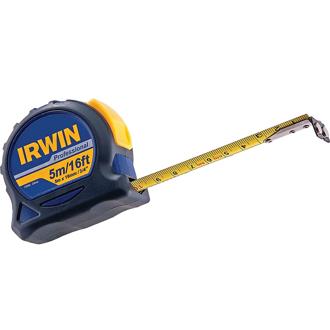 Trena Profissional Emborrachado 5m/19mm C/ Imã Iw13950 IRWIN - Facilita ...